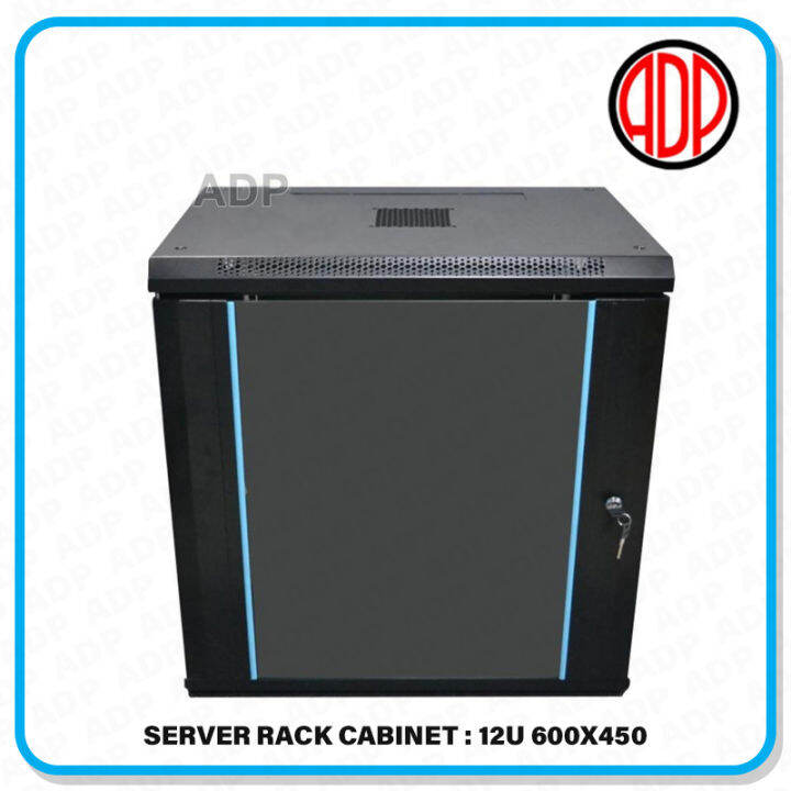 PRORACK 12U (600x450mm) Server Rack Cabinet (For Self-Assembly) Wall ...