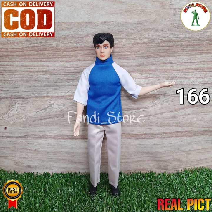 boneka cowok model barbi pivotal berkualitas tekuk dengan set baju lucu ...