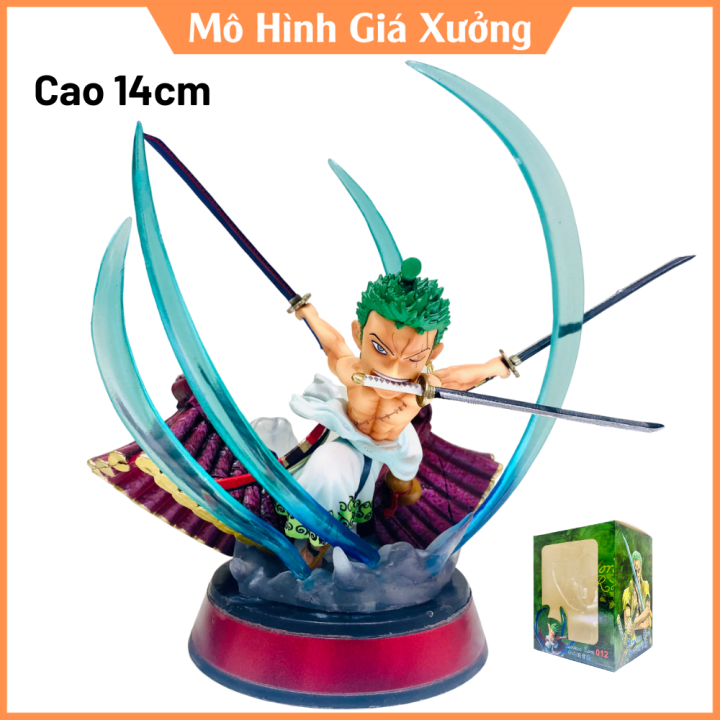 Mô Hình Roronoa Zoro ở Vương Quốc Wando Trên Mái Nhà Cao 14cm Trạng ...