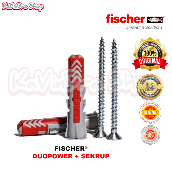 Angkur Fiser Phiser Piser Fischer DuoPower Small Pack Fischer + Sekrup ...
