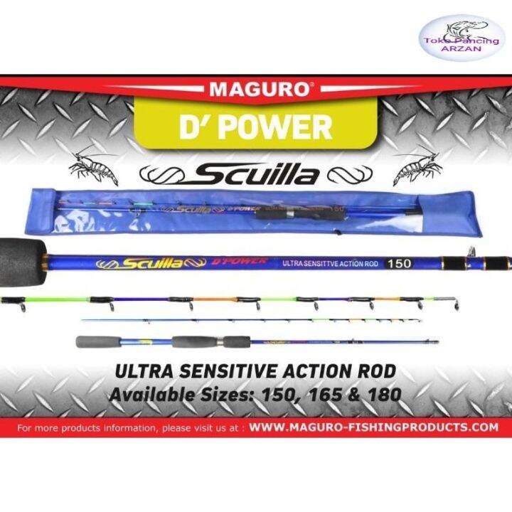 Maguro SCUILLA D POWER Shrimp Rod 180cm | Lazada PH