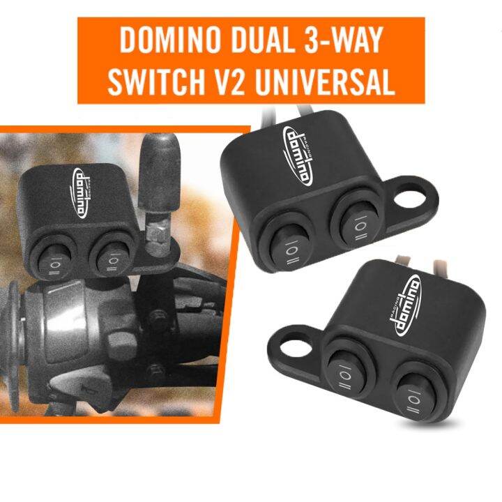 Domino Dual 3-Way Switch v2 Universal Side Mirror Mount Plug & Play ...