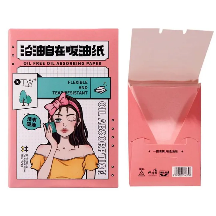 Makeup Blotting Paper Facial Blotting Paper for Oily Skin 100-Sheet ...