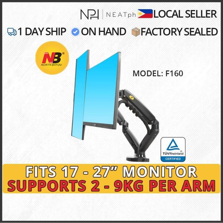 NB North Bayou DUAL Monitor Arm Mount Stand F160 2023 Upgraded Design ...