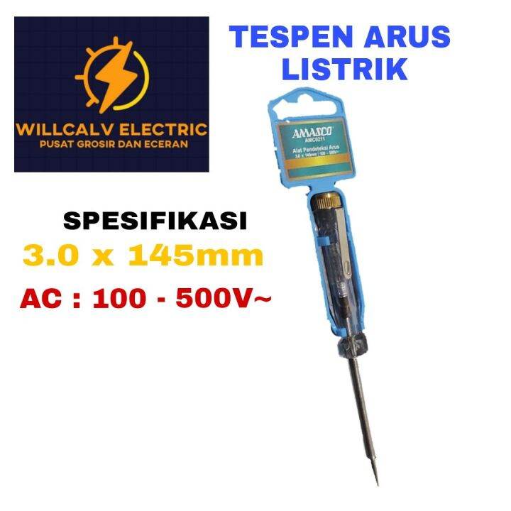 TESPEN ARUS LISTRIK / TESPEN LISTRIK AMASCO AC 100-500V~ | Lazada Indonesia