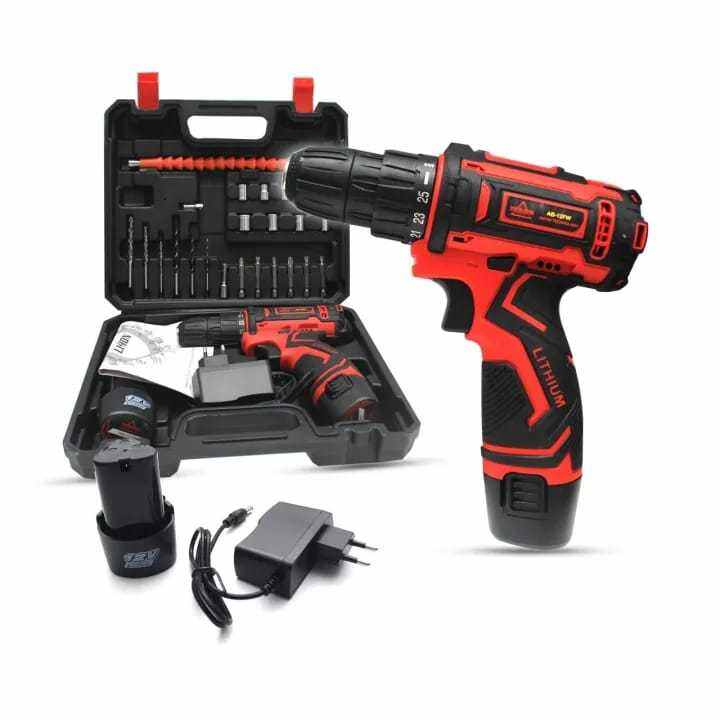 JLD MESIN CORDLESS BOR 12V DAPAT 2 BATERAI - BOR CORDLESS - MESIN BOR ...