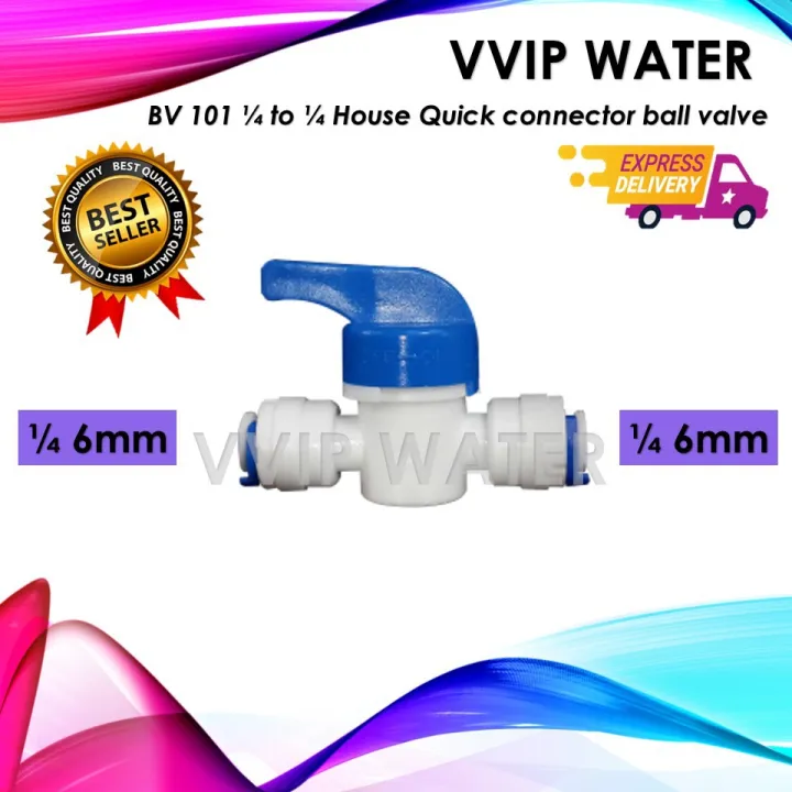 BV-101 1/4 to 1/4 Hose Quick Connector Ball Valve | Lazada