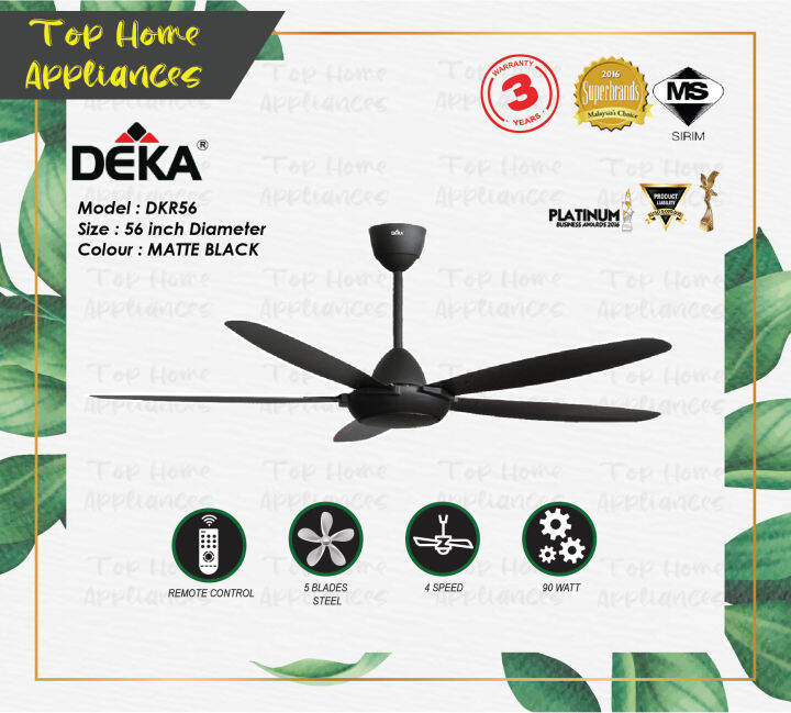 (DEKA AUTHORIZED DEALER) DEKA CEILING FAN DKR 56 ( 56 INCH ) / DKR 42 ...