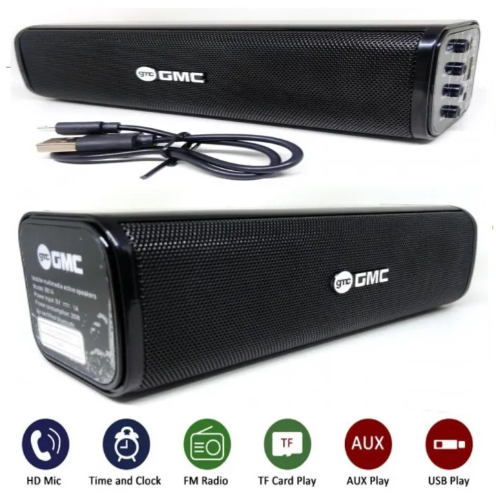 Speaker Bluetooth Portable New GMC 881A multimedia | Lazada Indonesia