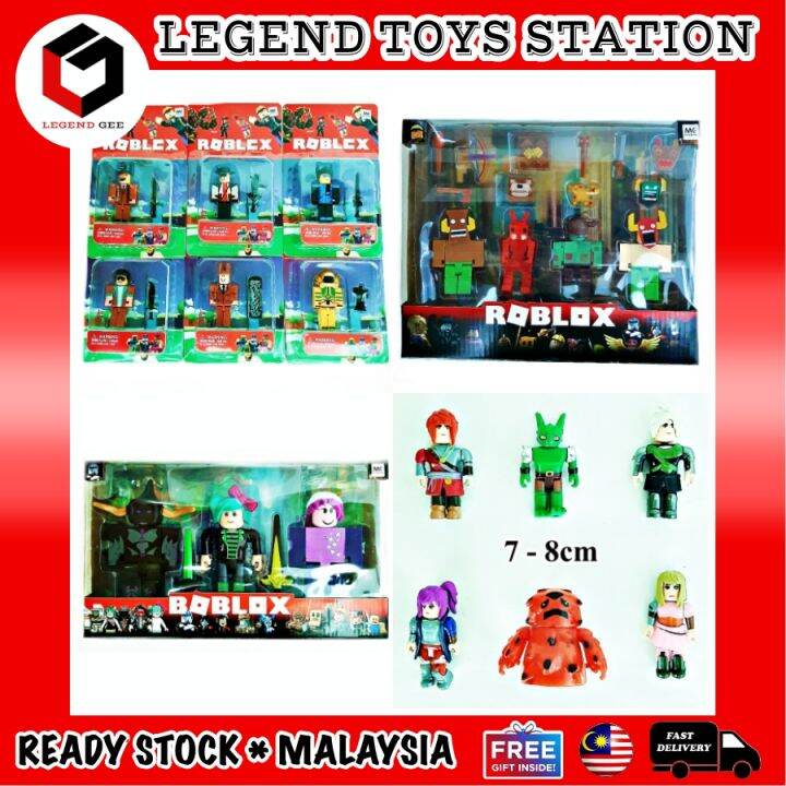 VIRTUAL WORLD ROBLOX FIGURES BLOCKS ACTION MINIFIGURE SUITE DOLLS ...