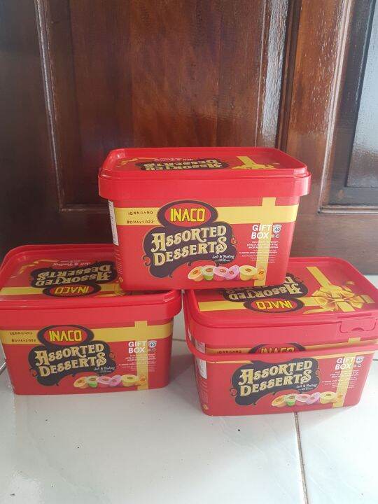 Inaco Jelly toples kotak dessert gift box isi 40 pcs | Lazada Indonesia