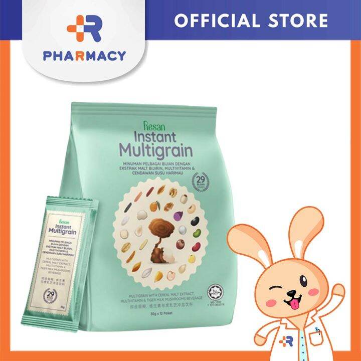 R Pharmacy | Resan Instant Multigrain with Tiger Milk Mushroom 12 ...