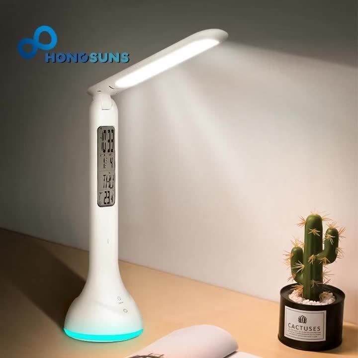 LED Foldable Desk Lamp Dimmable Touch Rechargeable Table Lamp with ...