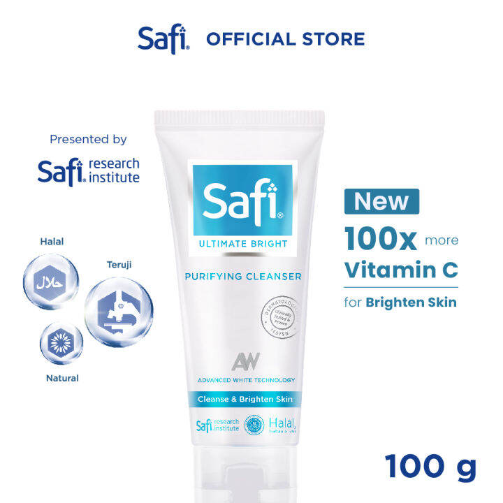 Safi Ultimate Bright Purifying Cleanser 100 - Foam Cleanser | Lazada ...
