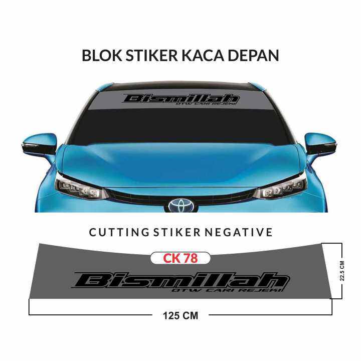 STIKER KACA MOBIL Cutting Sticker CAR Blok Stiker | Lazada Indonesia