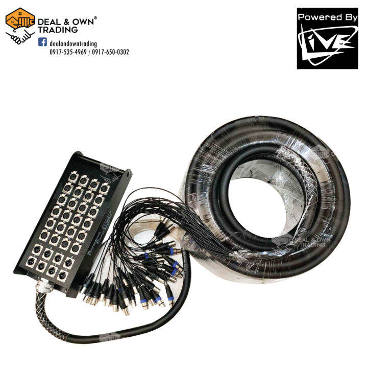 Original Live Snake Cable 24+8 (50 Meters) | Lazada PH