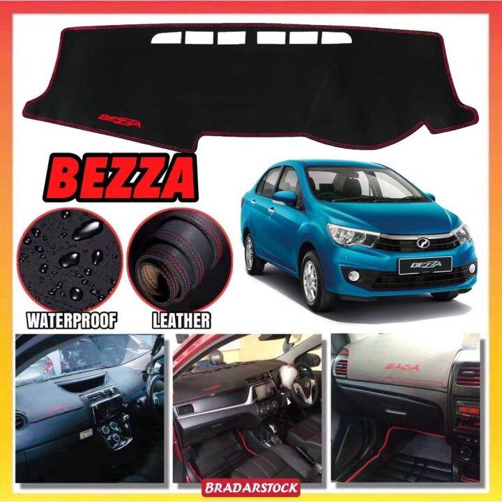 PERODUA BEZZA LEATHER DASHBOARD COVER Leather Car Dashmat Dashboard ...
