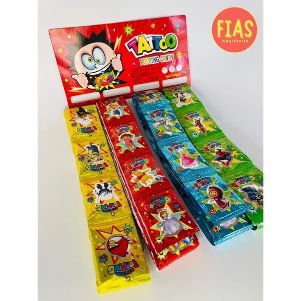 100 Pieces Tattoo Popping Candy / Paninda | Lazada PH