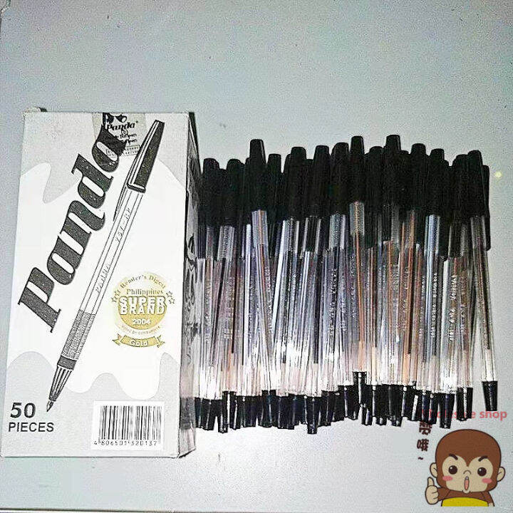 WS★Panda Ballpen 50pcs per box ball pen Crystal Ball Point Pen tech pen ...