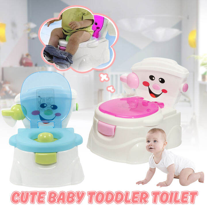 【Happy party】 Baby Potty Toilet Bowl Training Pan Toilet Seat Children ...