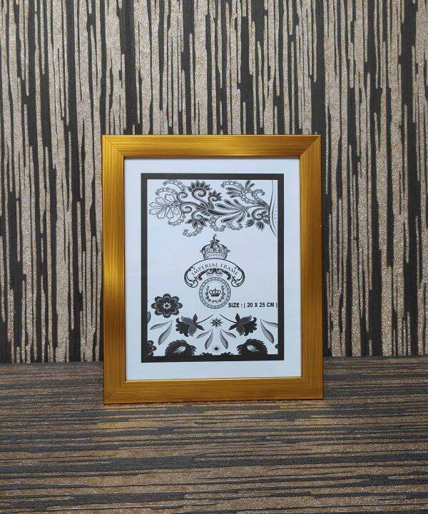 Bingkai Figura Frame Foto 10R (20X25 CM) Minimalis Putih/Hitam/Cokelat ...