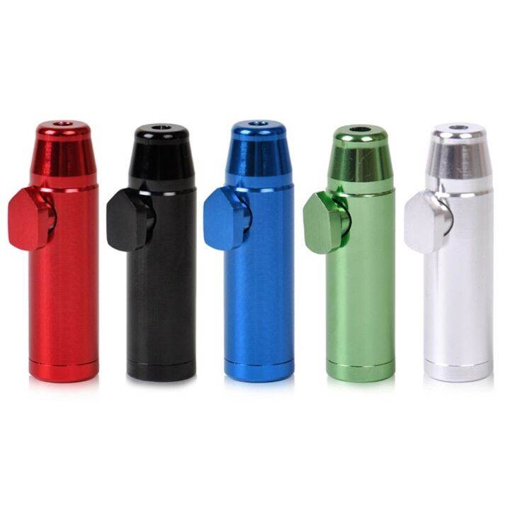 FMP Dispenser Aluminum Snuff Snorter Snuff Bottle Bullet-shaped Bullet ...