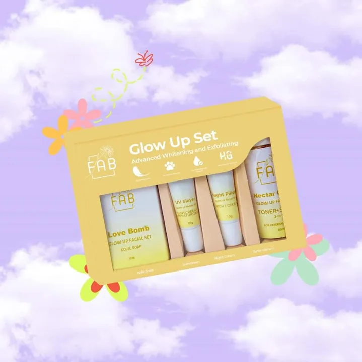 FAB GLOW UP SET ( WHITENING & EXFLOATING ) | Lazada PH
