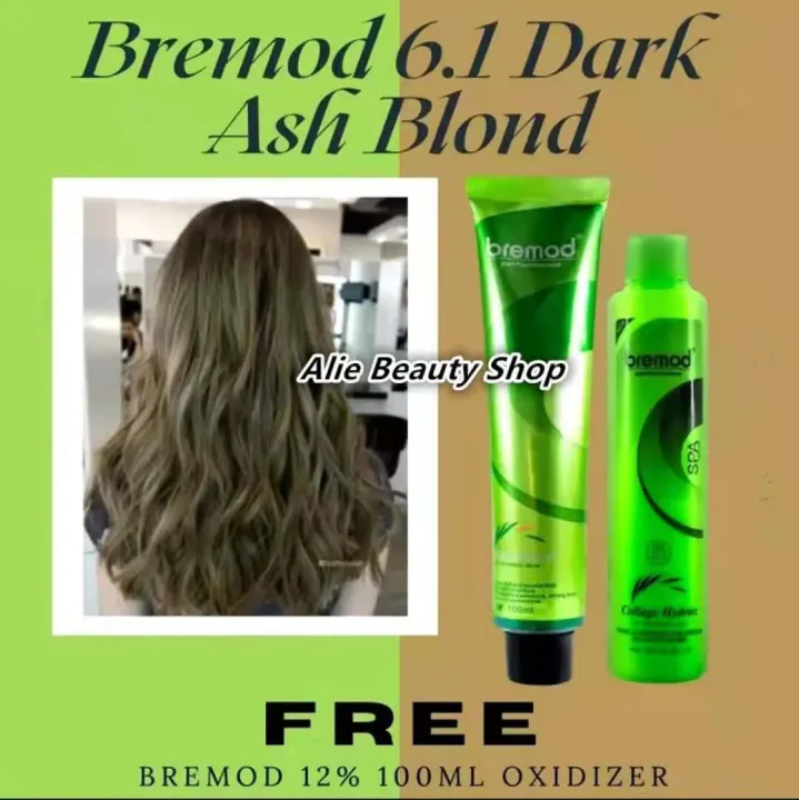 Bremod 6.1 + Bremod 12% 100ml Oxidizer FREE - Dark Ash Blond Bremod ...