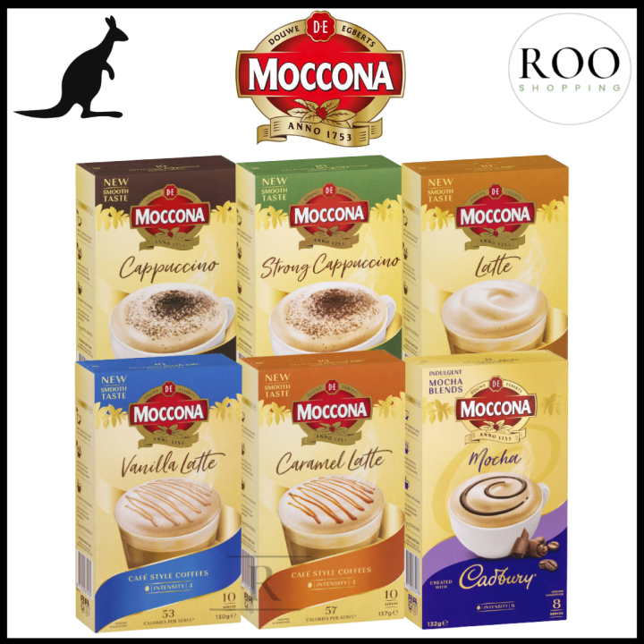 Moccona Café Style Instant Coffee Sachets - 3 in 1 Instant Coffee 10 Sachets | Lazada