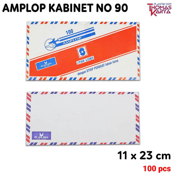 Amplop Kabinet Putih STAR LINEN Panjang 90 Isi 100 dengan Perekat Lem ...