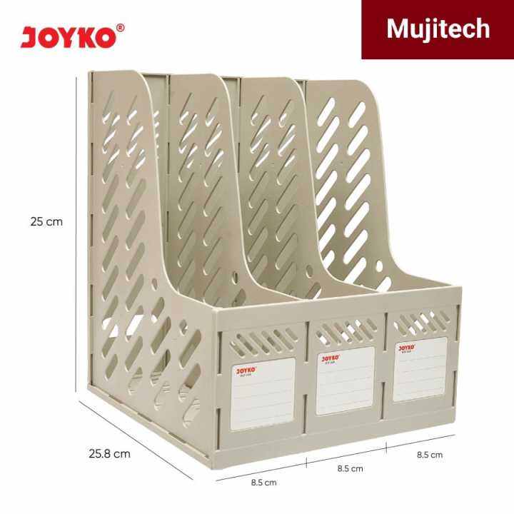 BOX FILE KERANJANG PLASTIK RAKIT 3 SUSUN JOYKO JARING | Lazada Indonesia