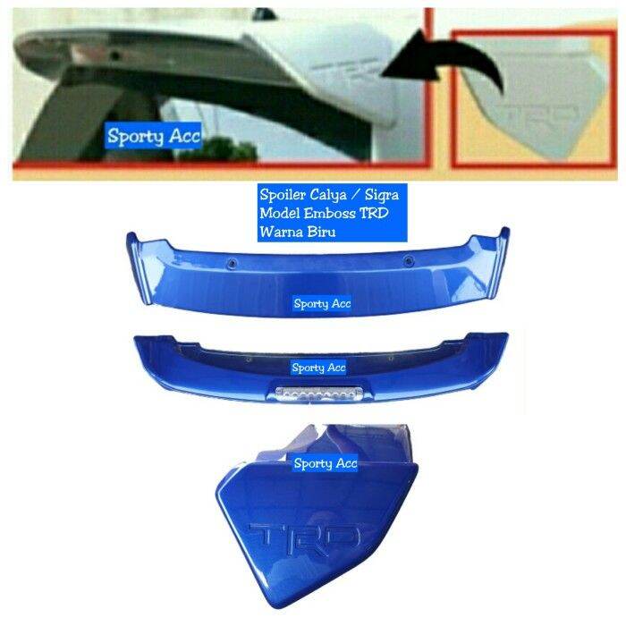 Spoiler Calya / Sigra Model Embos TRD With Lampu - Biru | Lazada Indonesia