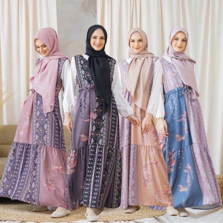 Hijabwanitacantik-alhabba dress | dress | Muslim clothing | Lazada PH
