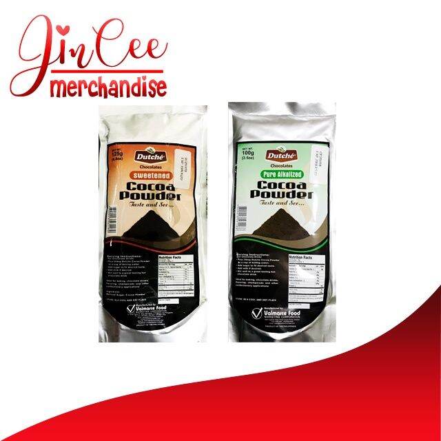 Dutche Cocoa Powder 125g (Unsweetened and Sweetened) | Lazada PH