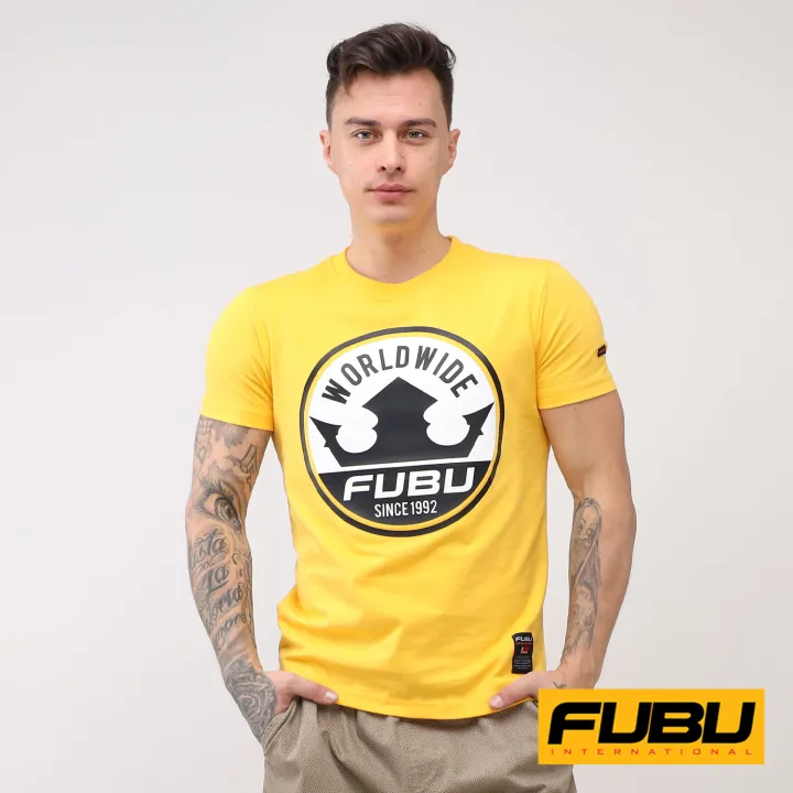 Fubu Round Neck Muscle Fit FBT01B-2718 (S.Yellow) | Lazada PH