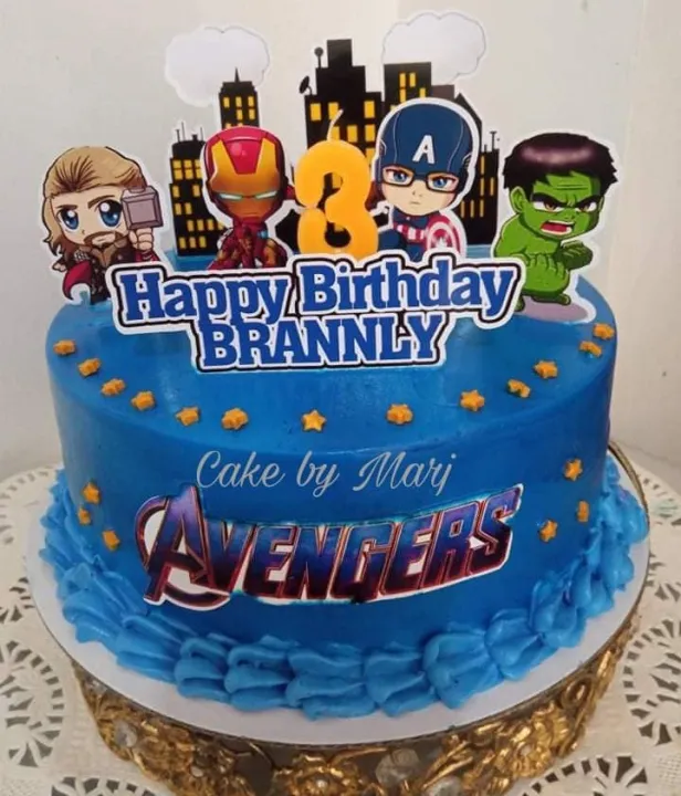 Avengers Chibi Theme Cake Topper | Lazada PH