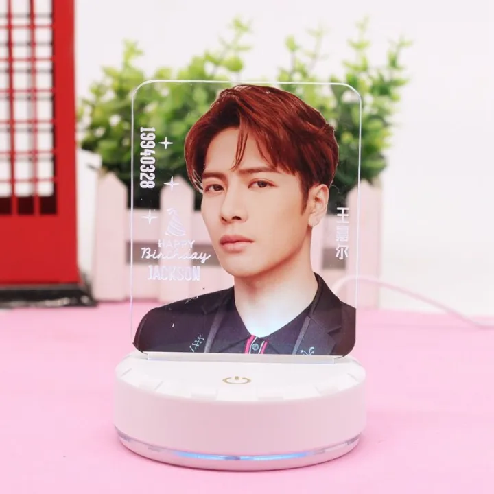 KCM HOBBIES STORE โคมไฟ Led แจ็คสัน & GOT7 (ต่อสาย usb) ลอกฟิลม์ กัน รอย ออกด้วยนะคะสินค้าสำหรับ ...