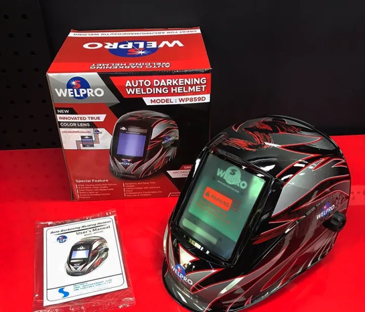 WP859D WELPRO หน้ากากเชื่อมออโต้ รุ่นใหม่ล่าสุด ( มาแทน WP818E ) by ...