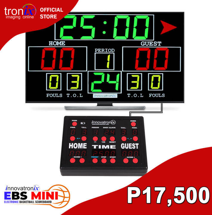 Troniximaging Electronic Basketball Scoreboard Mini (EBS MINI ...