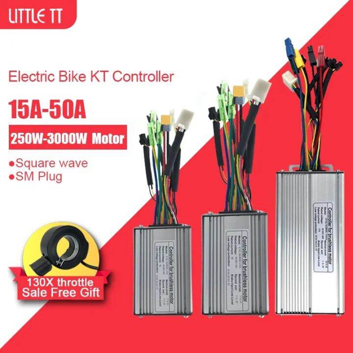 KT Ebike Controller 36V 250W 48V 500W 750W 1000W 1500W Brushless ...