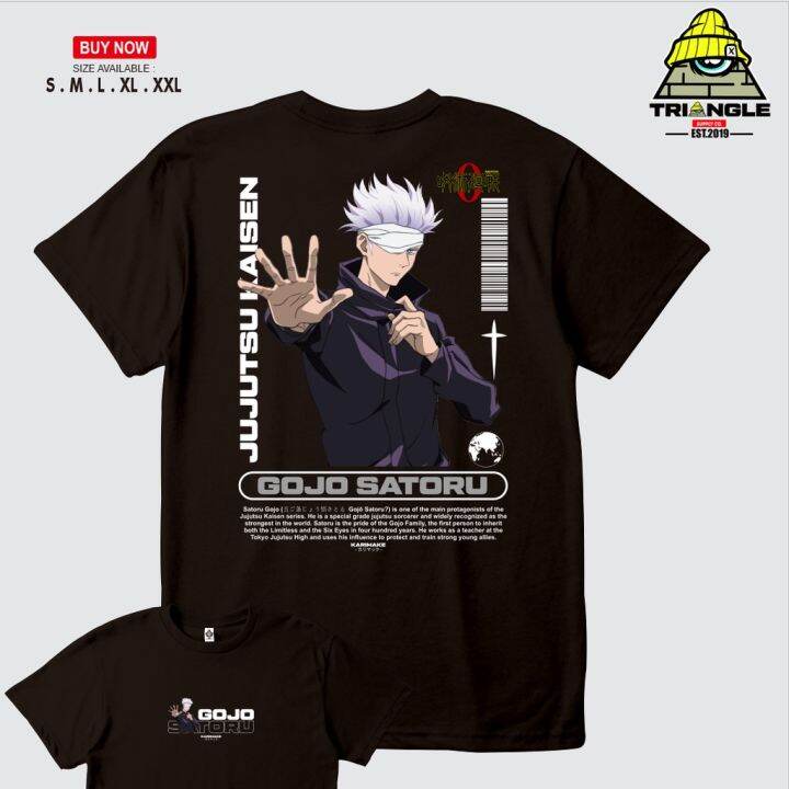 TRIANGLE Kaos Baju Anime GOJO SATORU JUJUTSU KAISEN 0 Kaos Anime ... TRIANGLE Kaos Baju Anime GOJO SATORU JUJUTSU KAISEN 0 Kaos Anime ...