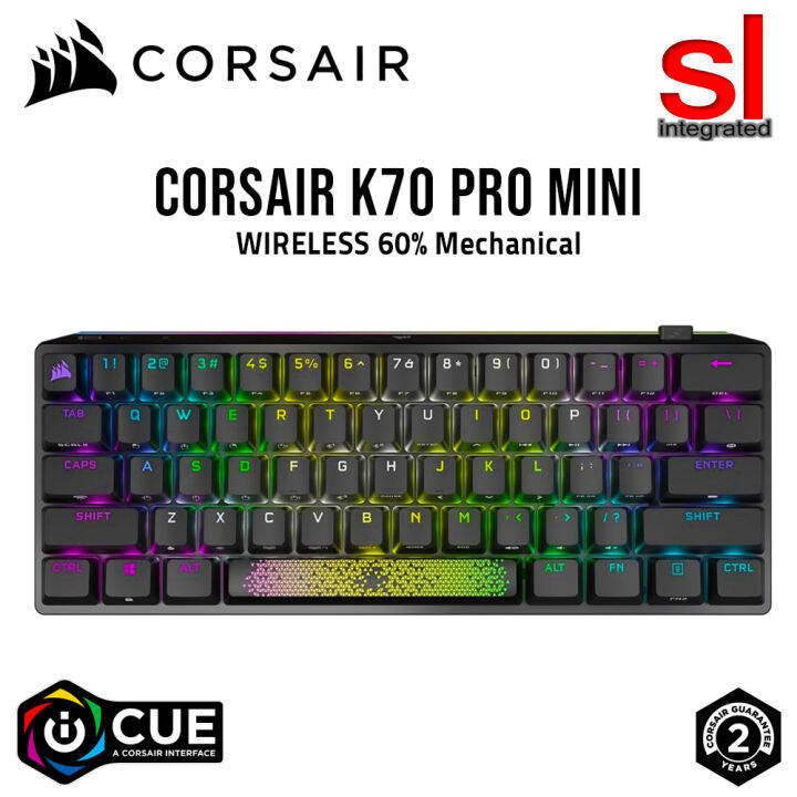 Corsair K70 PRO MINI WIRELESS 60% Mechanical CHERRY MX Speed Switch ...