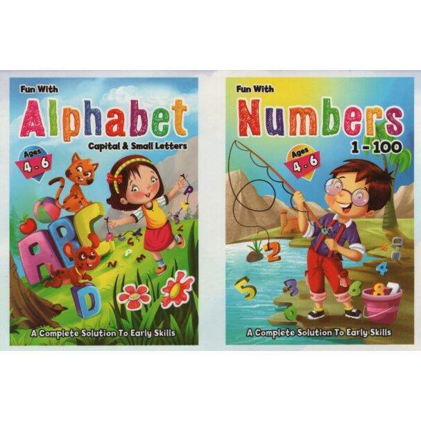 FUN WITH ALPHABET / NUMBERS 1-100 AGES 4-6 | Lazada