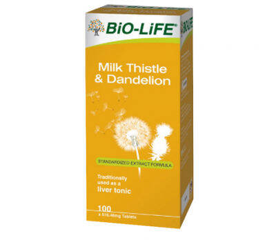 Biolife Milk Thistle & Dandelion tablets 100s EXP: 06/2024 | Lazada