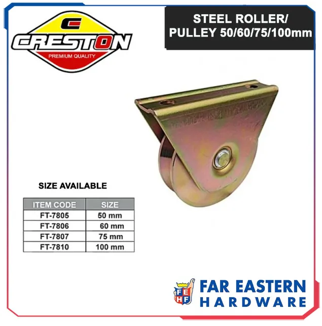 CRESTON Steel Roller Pulley CRVAR | Lazada PH