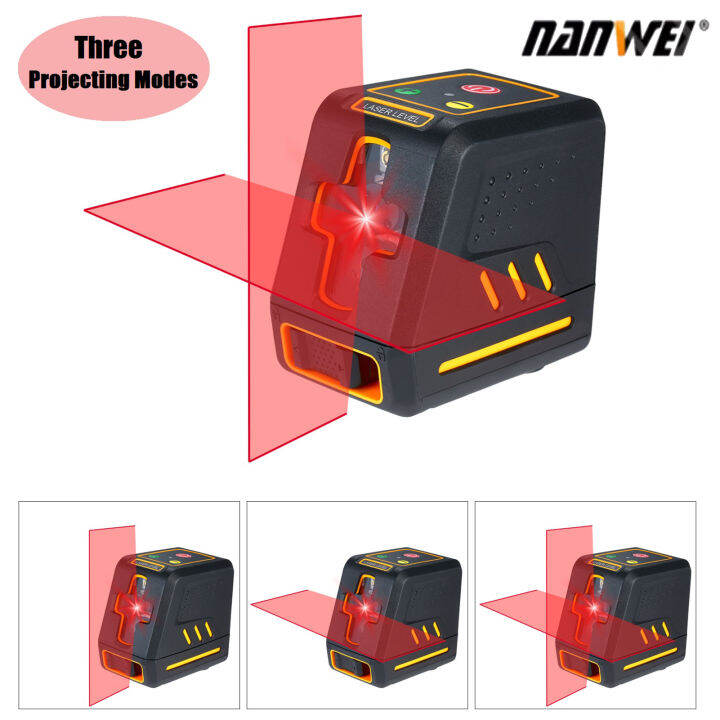 NANWEI Laser Level Professional Horizontal and Vertical Cross Line Self ...