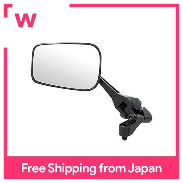 TANAX Motorcycle Mirror Napoleon Shark Mirror 5, Black, 10mm, one ...