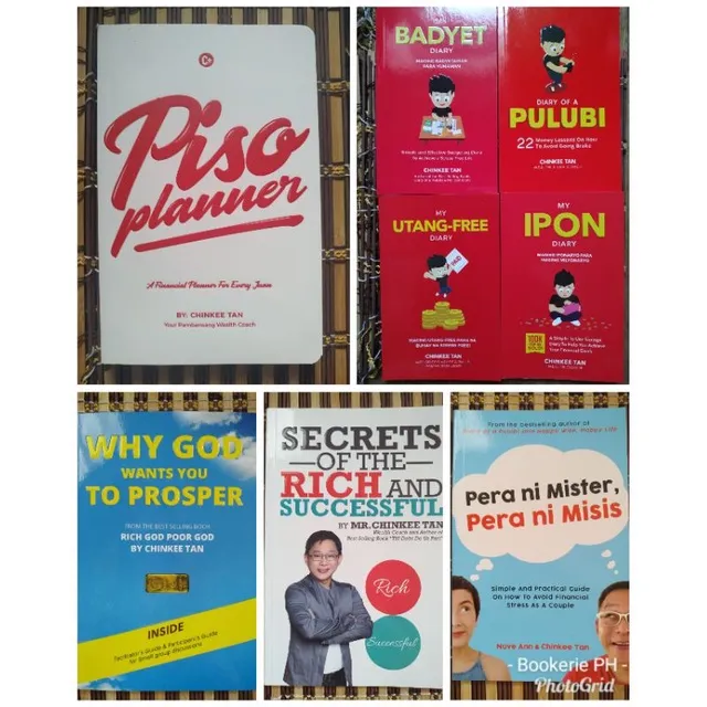 Chinkee Tan Piso Planner and Iponaryo Book Bundles (Signed Copies, with Freebies!) | Lazada PH