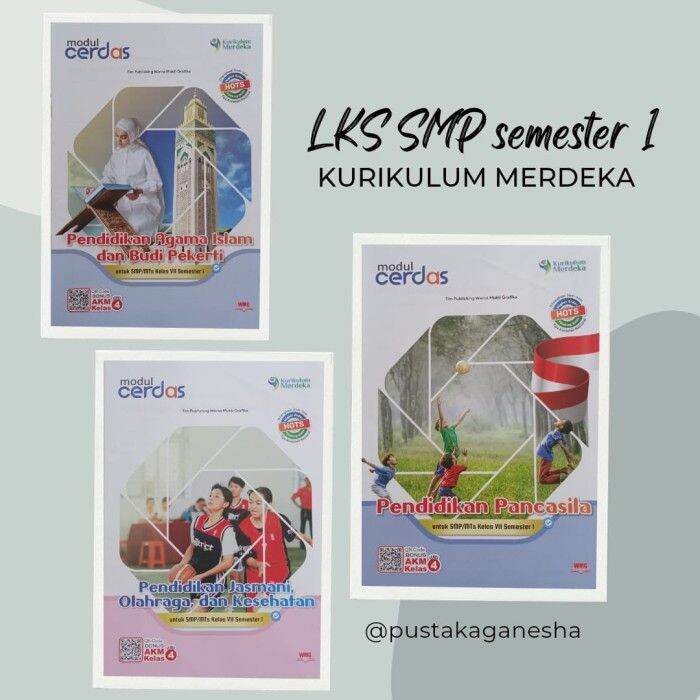 Buku LKS SMP MTS Semester 1 Ganjil Kurikulum Merdeka Belajar Pelajaran ...