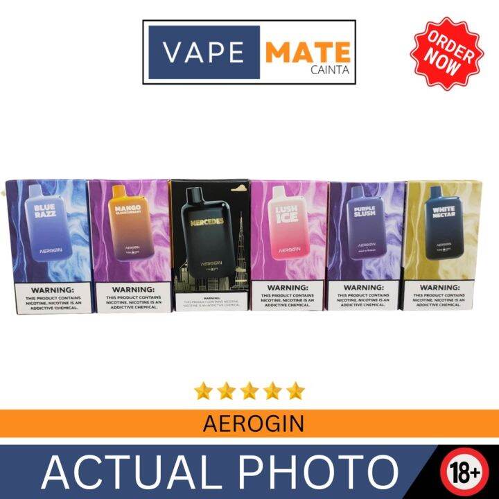 Aerogin 5500 puffs dispo | Lazada PH